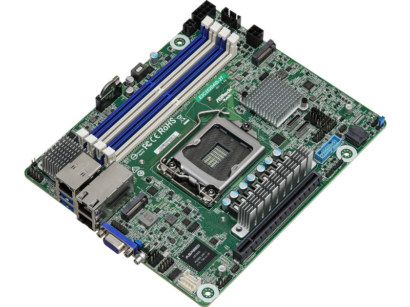 Xeon E2300シリーズ対応のDeep Mini-ITXマザーボード、ASRock Rack「E3C252D4ID-2T ...