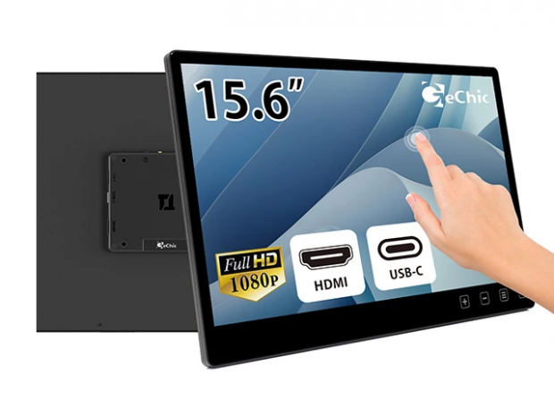 濡れた指でも操作できるマルチタッチモバイル液晶、GeChic「On-Lap T1」シリーズ発売 - エルミタージュ秋葉原