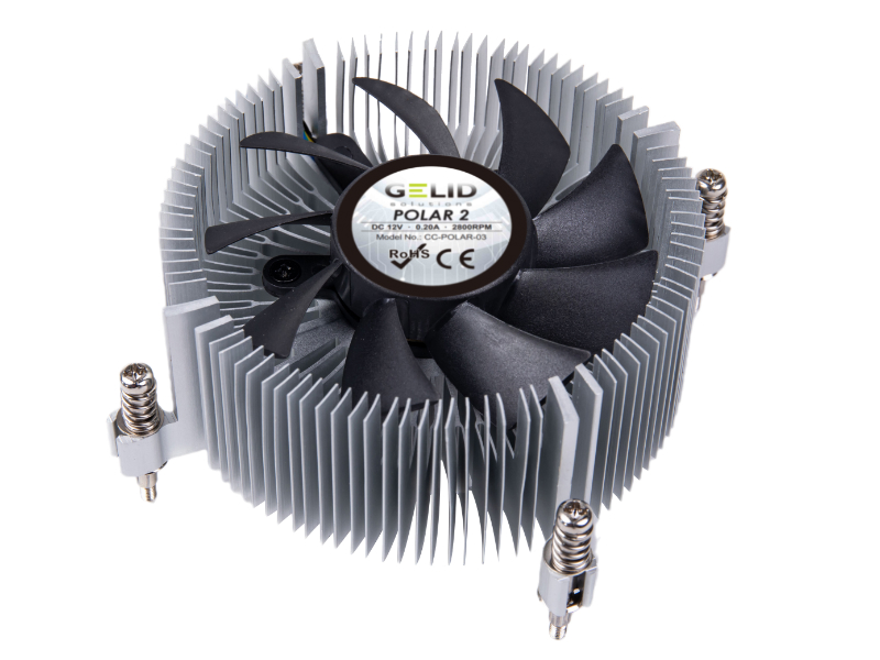 高さ42mmのIntel LGA専用ロープロファイルCPUクーラー、GELID「POLAR 2」 - エルミタージュ秋葉原