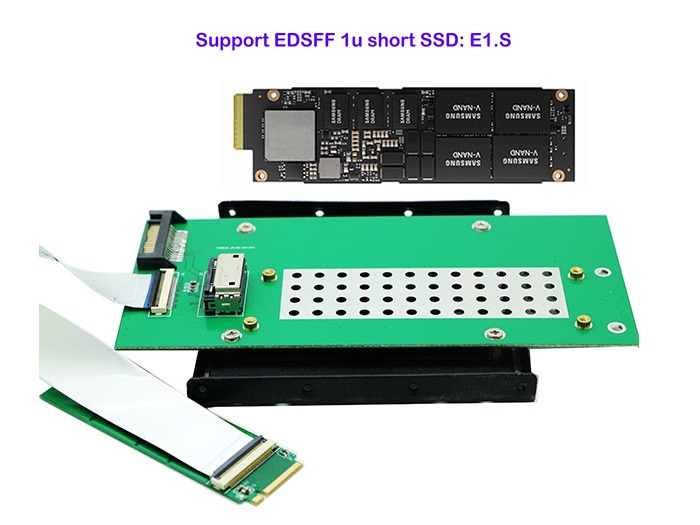 E1.S NVMe SSDをM.2に変換するアダプタがSintechから - エルミタージュ秋葉原