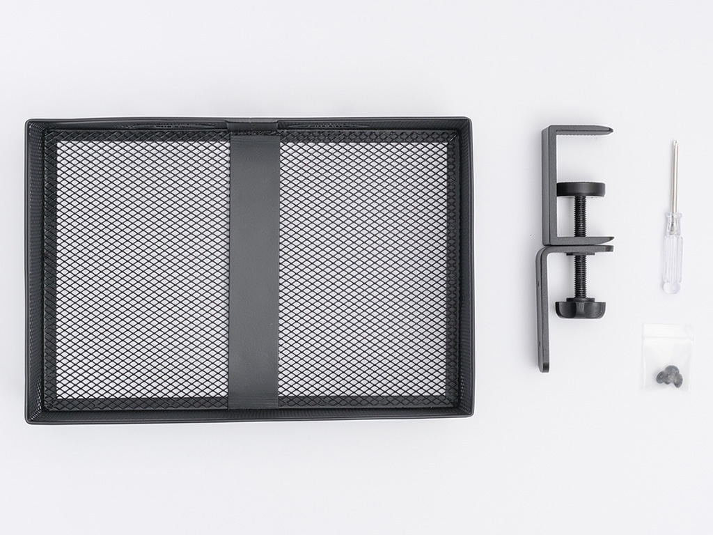 チョイ足しで収納力がチョイUP。上海問屋から固定式ワイヤーメッシュバスケットが発売 - エルミタージュ秋葉原