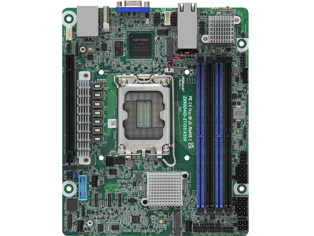 Z690チップ採用Deep Mini-ITXマザーボード、ASRock Rack「Z690D4ID-2T/G5/X550」 - エルミタージュ秋葉原