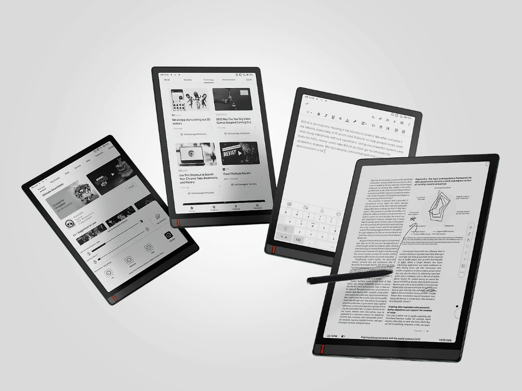 描画リフレッシュ専用GPUを搭載したA4サイズの電子ペーパータブレット「BOOX Tab X」 - エルミタージュ秋葉原