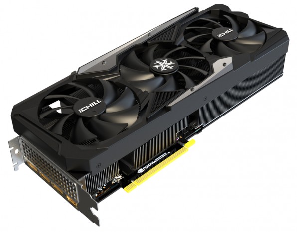 98mmファン×3のオリジナルクーラーを搭載する「INNO3D GeForce RTX 4070 Ti iCHILL X3」発売 ...