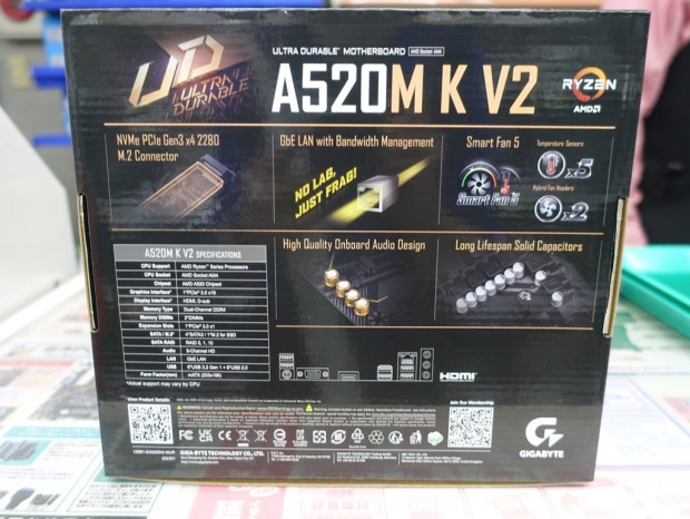 Ryzen 3 4300Gと格安タッグを組めるAMD A520マザー、GIGABYTE「A520M K V2」 - エルミタージュ秋葉原