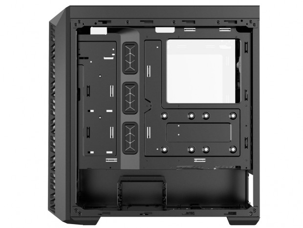 高エアフロー設計の光らないミドルタワー、Cooler Master「MasterBox 520 Mesh Blackout Edition ...