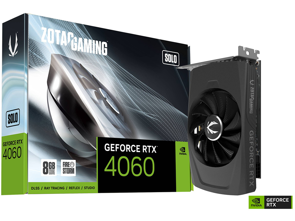 Mini-ITX幅に収まるRTX 40シリーズ初のシングルファン仕様「ZOTAC GAMING GeForce RTX 4060 8GB ...