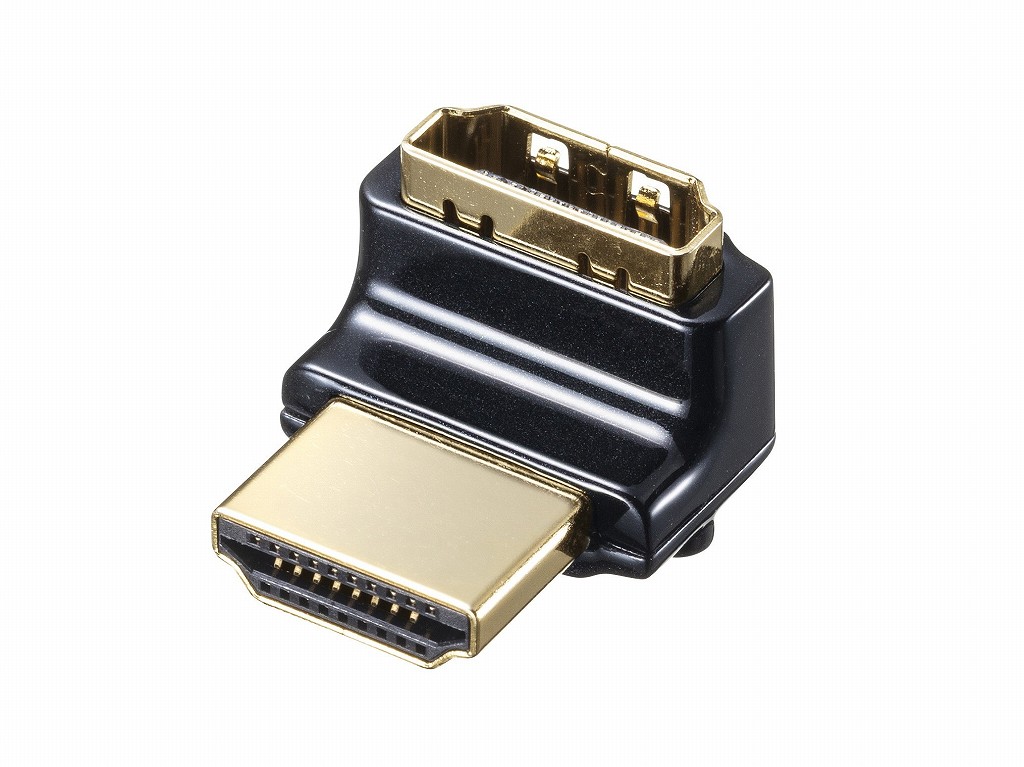 HDMIを好きな方向に配線できる、8K/4K対応のL型＆中継アダプタがサンワサプライから - エルミタージュ秋葉原