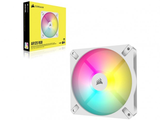 RGB LEDを8個内蔵した120mm PWMファン、CORSAIR「AR120 RGB」「AR120 RGB White」発売 ...