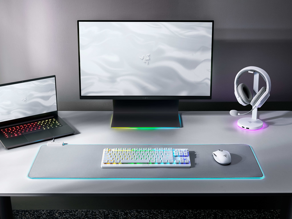 ロープロ光学スイッチを採用する「Razer DeathStalker V2 Pro Tenkeyless」にホワイト色 - エルミタージュ秋葉原