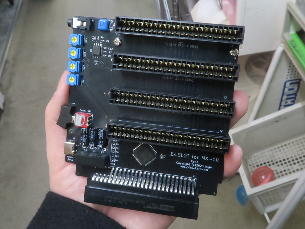 カシオ「MX-10」のカートリッジスロットを4基増設できる拡張基板が入荷 - エルミタージュ秋葉原