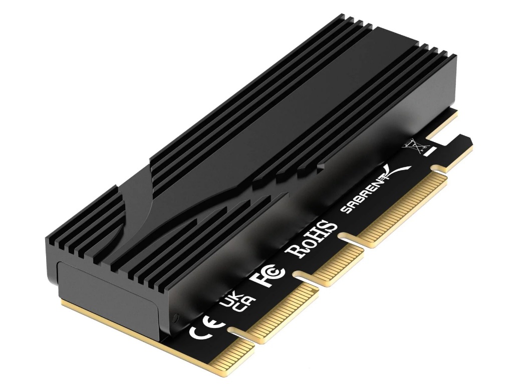 PCI Express 5.0(x4)接続に対応するNVMe M.2 SSD変換アダプタがSabrentから - エルミタージュ秋葉原