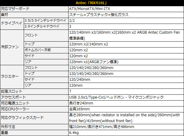 nx461l_spec_2 - エルミタージュ秋葉原