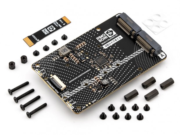 Raspberry Pi 5に2台のNVMe M.2 SSDを搭載できる増設基板「NVMe Base Duo」 - エルミタージュ秋葉原