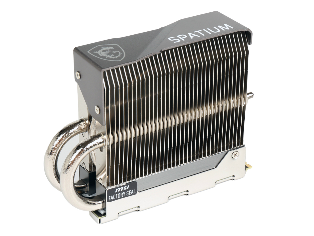 Core Pipe採用の大型ヒートシンクで冷却対策は万全。最高14GB/s超えの最上位SSD、MSI「SPATIUM M580 FROZR ...