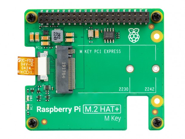 Raspberry Pi 5にM.2 SSDを接続できる拡張基板「Raspberry Pi M.2 HAT+」が発表 - エルミタージュ秋葉原