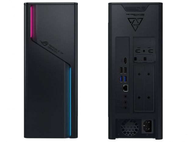 水冷クーラー標準の10L小型デスクトップPC、ASUS「ROG G22CH」発売 - エルミタージュ秋葉原