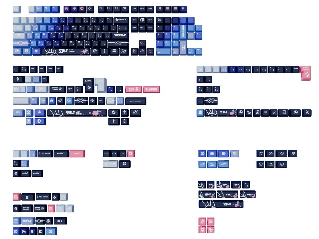 Silver_Wolf_Keycap_Set_mouse_pad_01 - エルミタージュ秋葉原