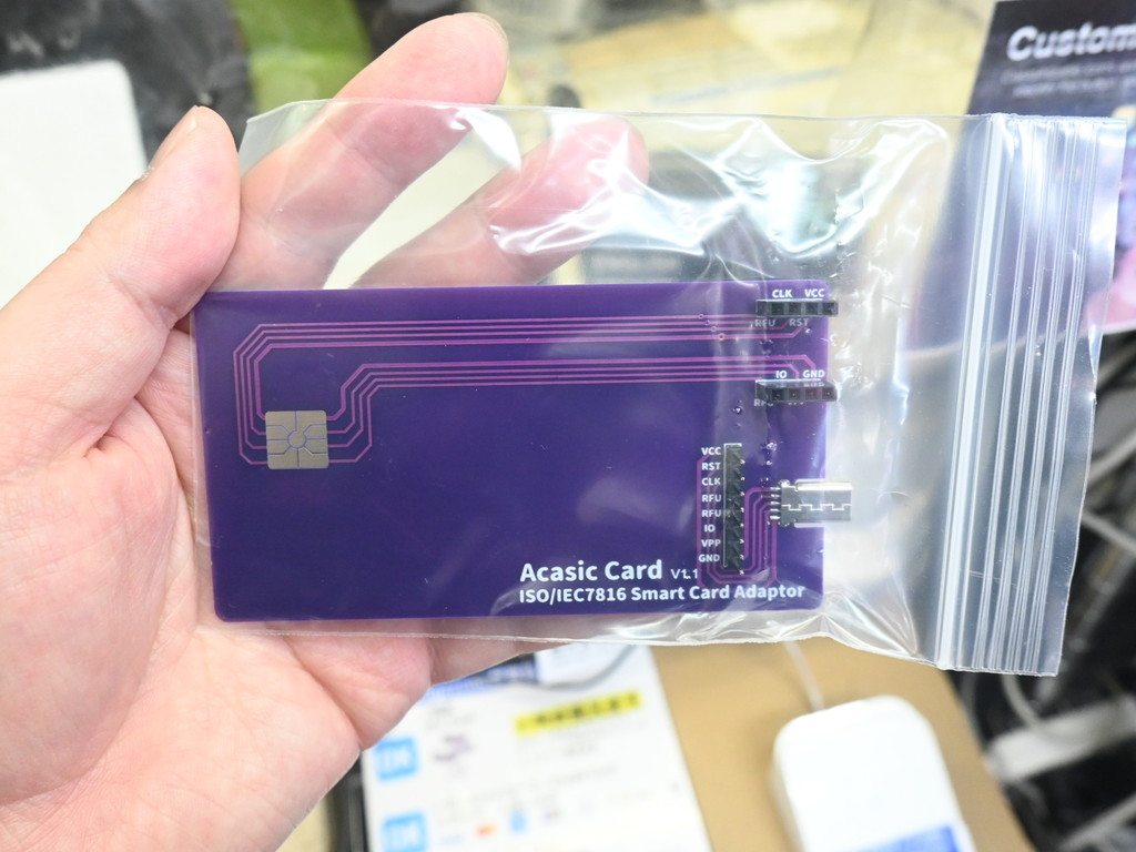 ACASチップをICカード化する「Acasicカード」にマイナーチェンジ版。変わらぬ人気で即完売 - エルミタージュ秋葉原