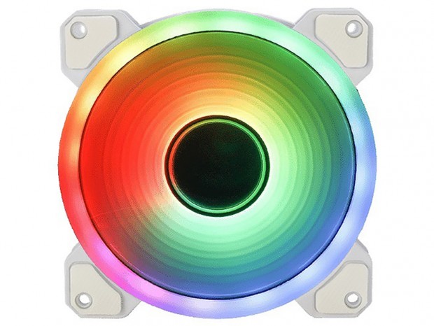 24個のデュアルリングLEDを搭載した120mm ARGBファン、GELID「STELLA INIFINITY WHITE」発売 - エルミタージュ秋葉原