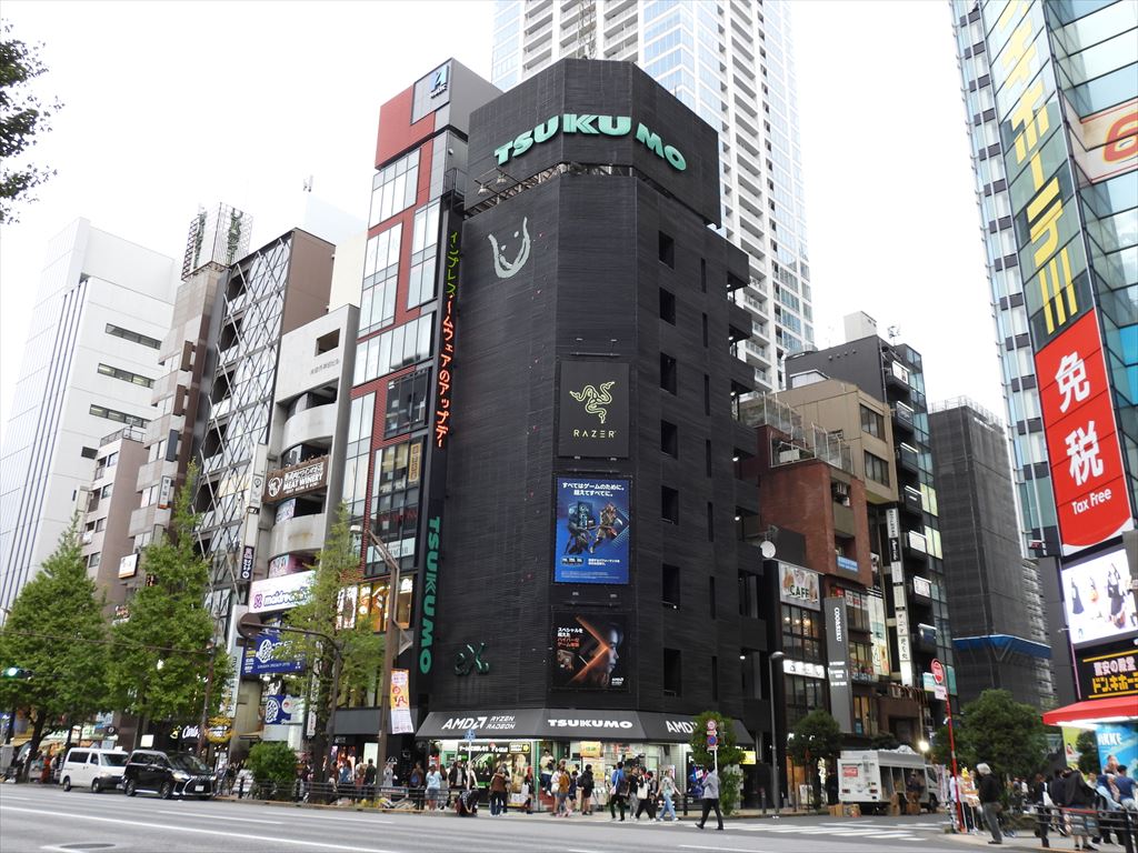 10分でわかるPCショップ完全攻略～秋葉原最大のPCパーツ総合ショップ「TSUKUMO eX.」 - エルミタージュ秋葉原