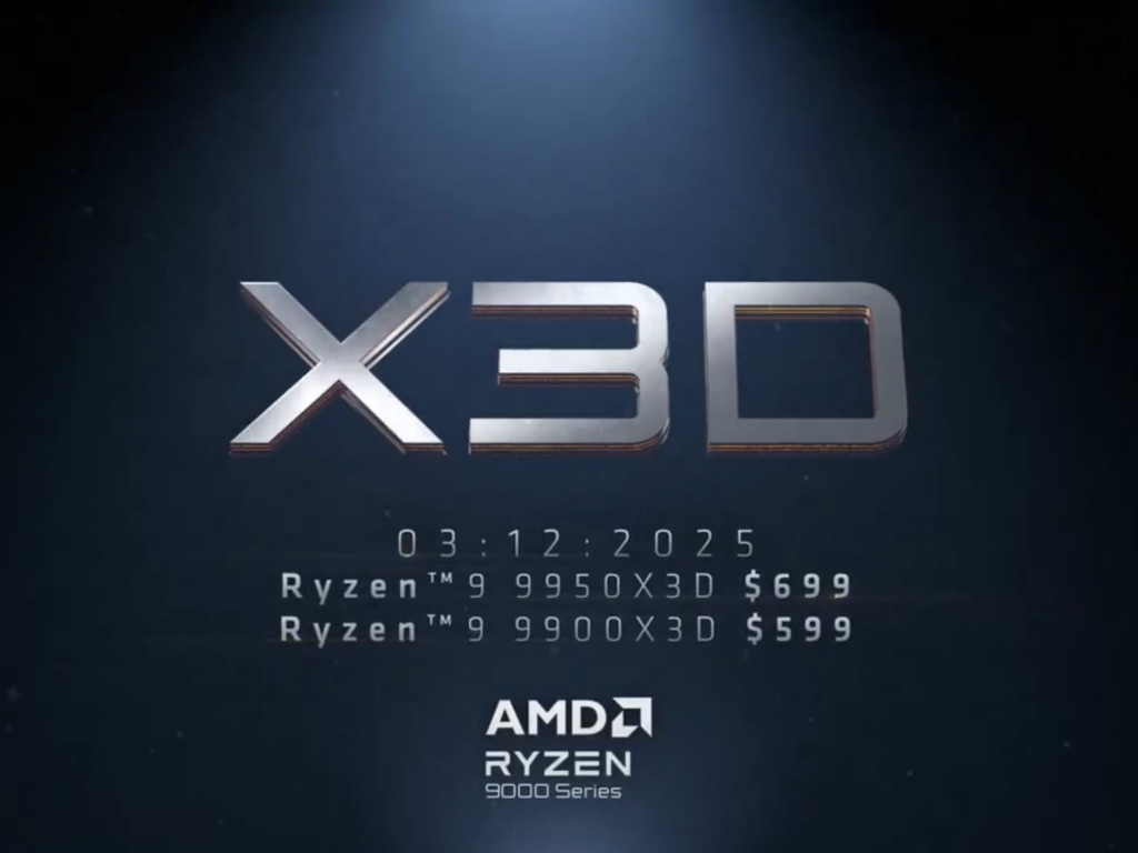 AMD、第2世代3D V-Cache採用「Ryzen 9 9950X3D/9900X3D」の発売日と価格をアナウンス - エルミタージュ秋葉原