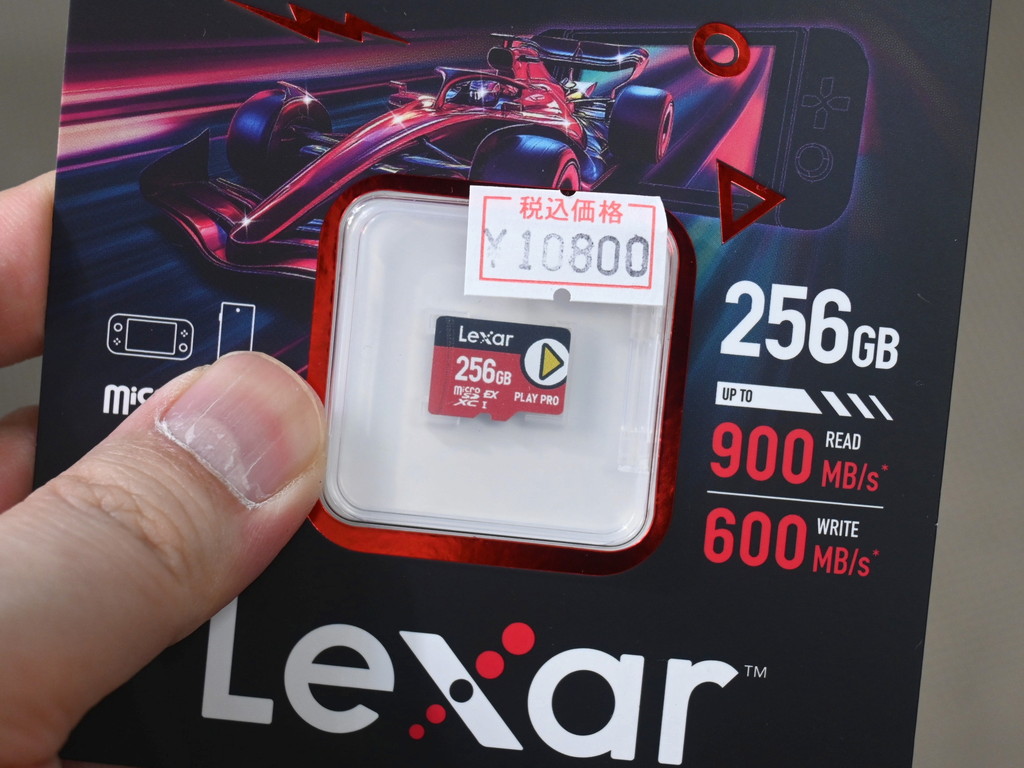 (アキバ取材班) LexarのmicroSD Expressカード「PLAY PRO microSDXC Express」に256GB追加 ...