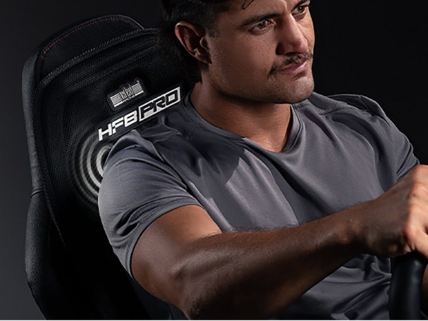 振動や轟音、衝撃がリアルに体感できる革新的なデバイス「HF8 Pro Haptic Feedback Pad」 - エルミタージュ秋葉原