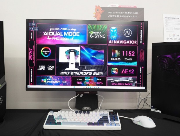 COMPUTEX：MSI、初のデュアルモードMini-LEDディスプレイや低価格なQD-OLEDディスプレイを準備中 - エルミタージュ秋葉原