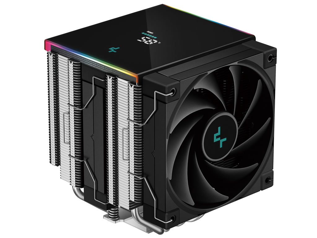 CTT 2.0対応のデジタルパネル搭載ハイエンド空冷、DeepCool「AK620 DIGITAL SE」5日発売 - エルミタージュ秋葉原