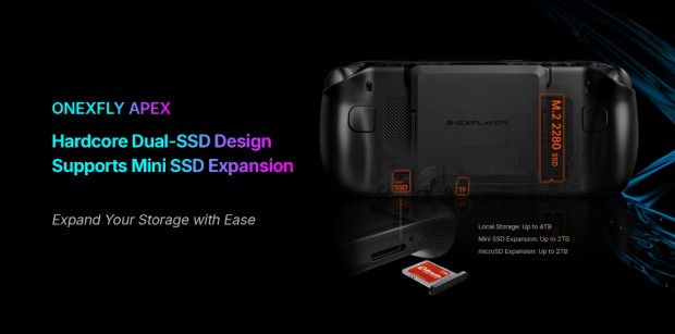 Ryzen AI Max+ 395と水冷クーラー搭載ポータブルゲーミングPC、ONEXPLAYER「ONEXFLY APEX ...