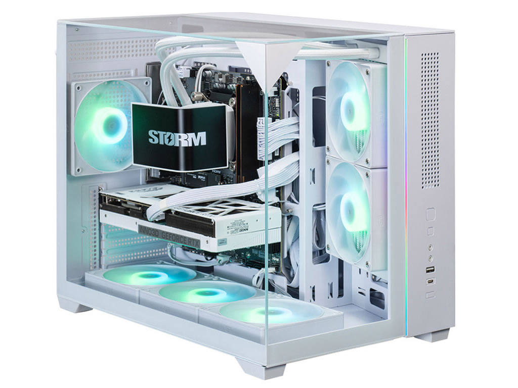 STORM、3面強化ガラス採用のゲーミングPC新モデル「SGシリーズ」13日発売 - エルミタージュ秋葉原