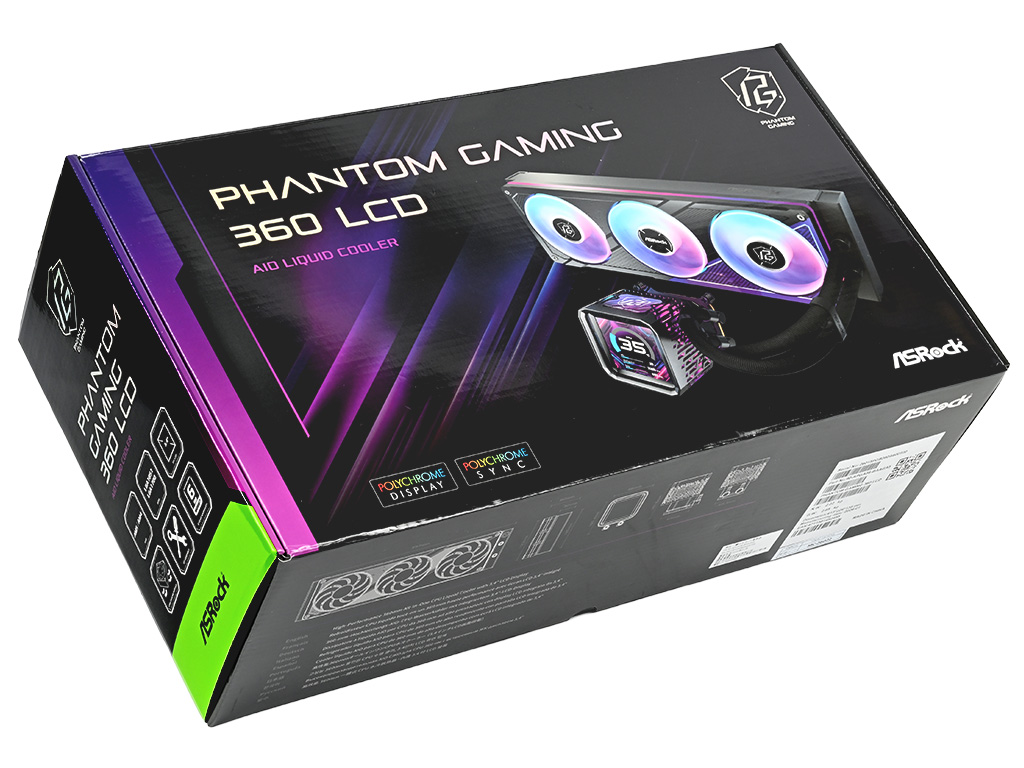 ASRock初のAIO水冷が登場。300W級CPUも冷却する「Phantom Gaming 360 LCD」検証 - エルミタージュ秋葉原