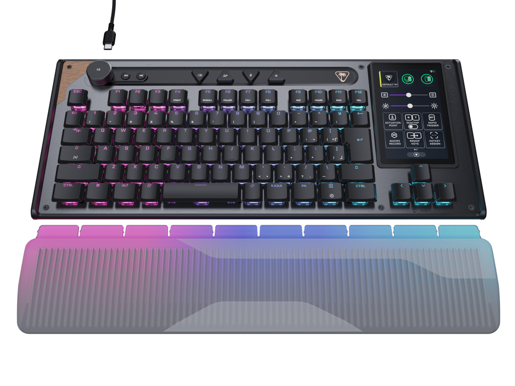 Turtle Beach、4.3型タッチ液晶搭載テンキーレスキーボード「Command Series KB7」など3モデル - エルミタージュ秋葉原